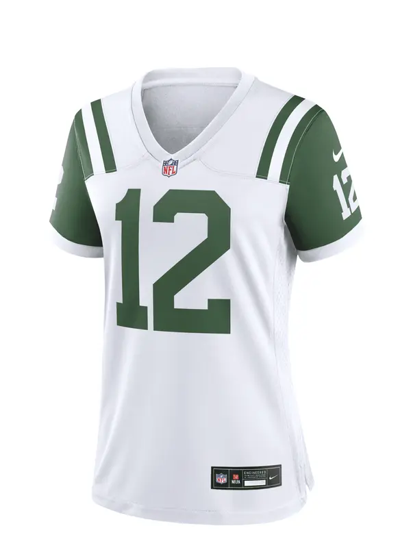 Nike Joe Namath New York Jets Nfl Game Football Jersey - White