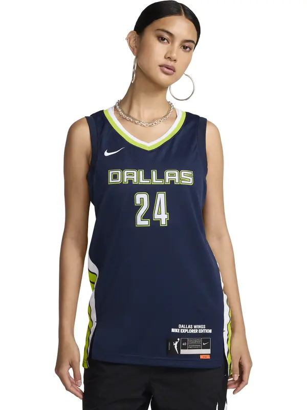 Nike Dallas Wings Explorer Edition Dri-fit Wnba Victory Jersey - Blue