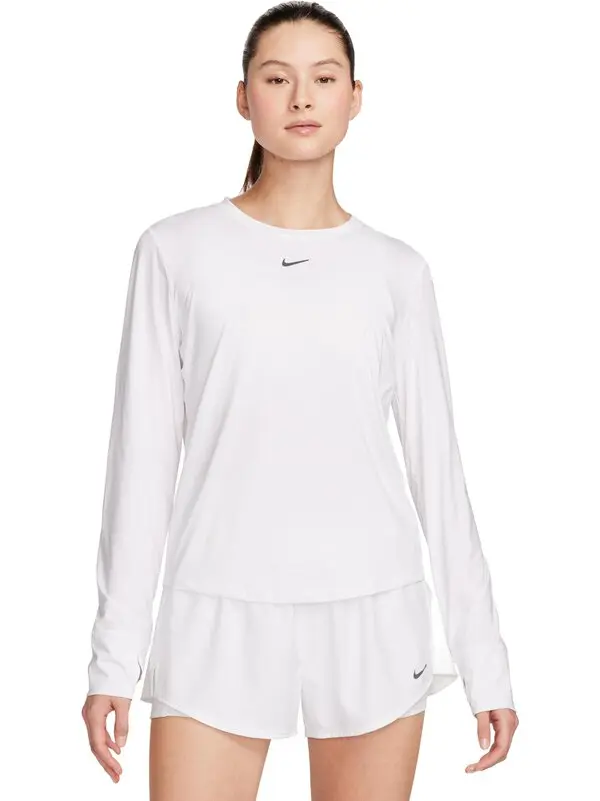 Nike Classic Dri-fit Long-sleeve Top - White