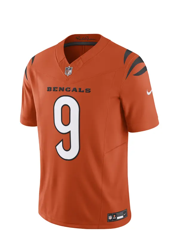 Nike Joe Burrow Cincinnati Bengals Dri-fit Nfl Limited Football Jersey - Orange