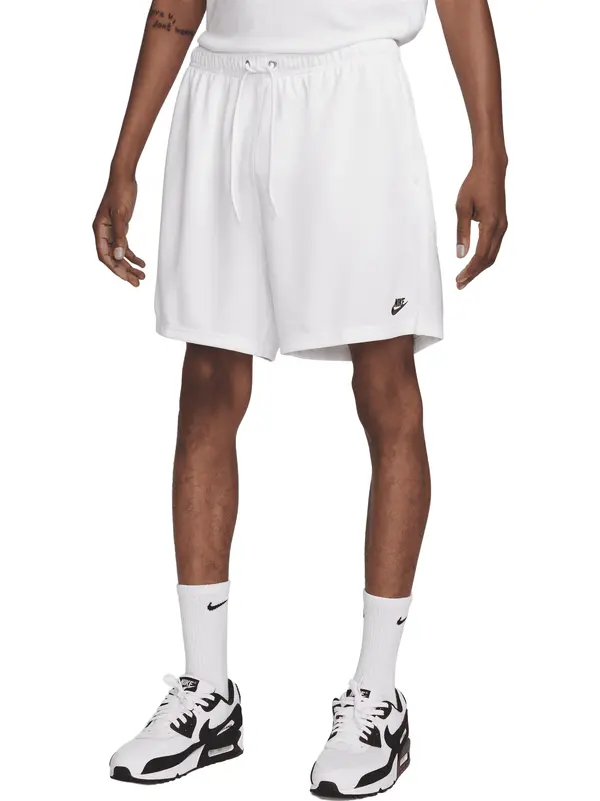 Nike Club Mesh Flow Shorts - White