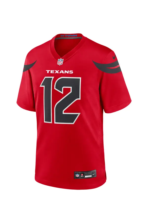Nike Nico Collins Houston Texans Nfl Game Football Jersey - Red