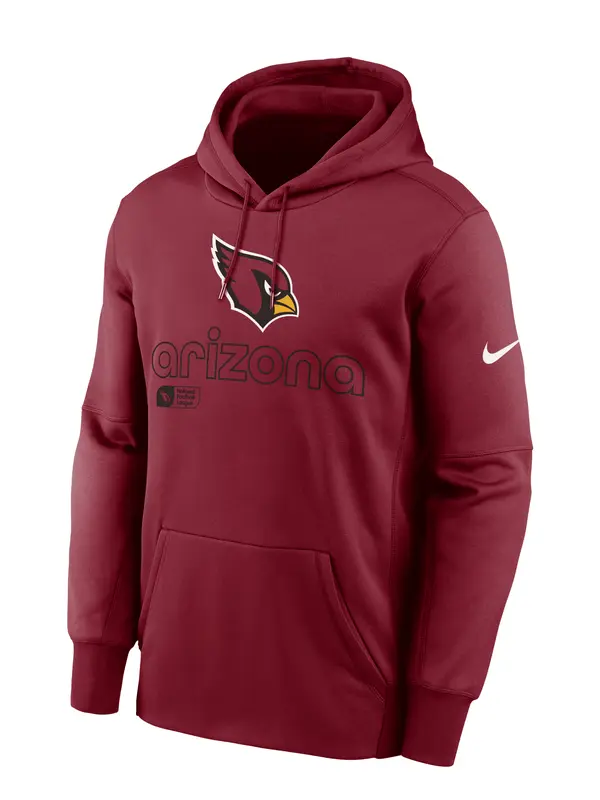Nike Arizona Cardinals Therma Nfl Pullover Hoodie - Red