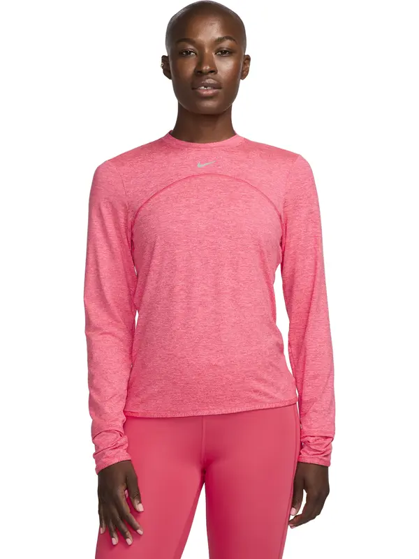 Nike Dri-fit Swift Element Uv Crew-neck Running Top - Pink