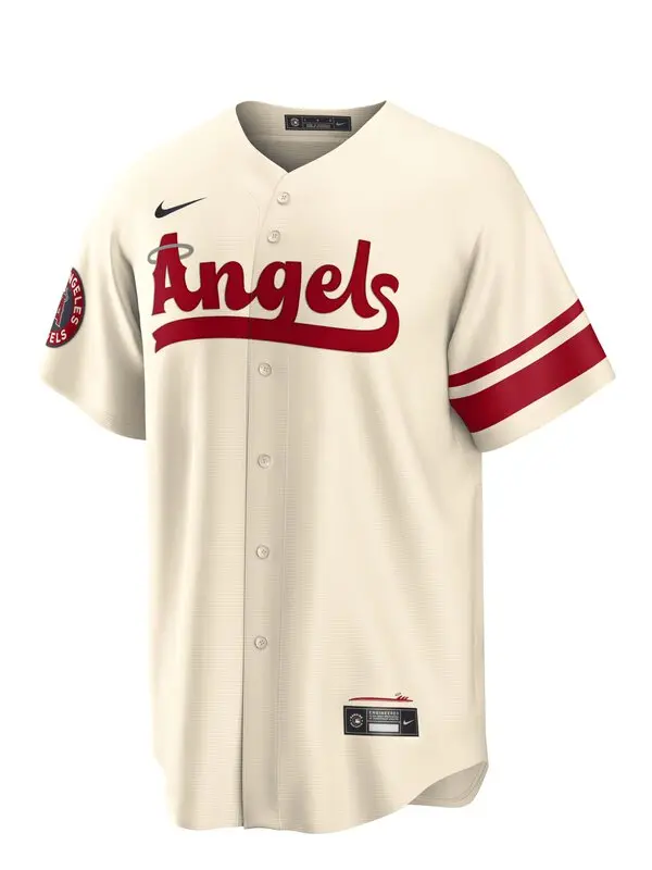 Nike Mlb Los Angeles Angels City Connect Replica Baseball Jersey - Brown