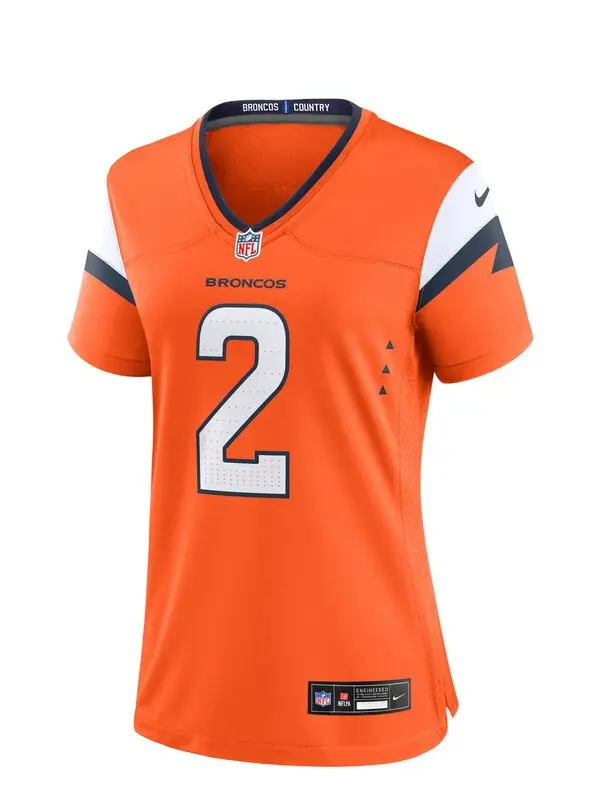 Nike Patrick Surtain Ii Denver Broncos Nfl Game Football Jersey - Orange