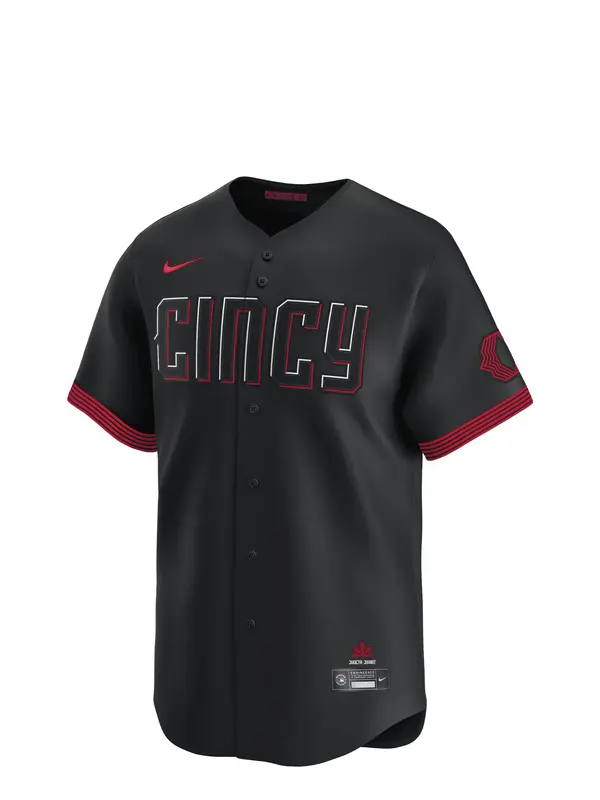 Nike Barry Larkin Cincinnati Reds City Connect Dri-fit Adv Mlb Limited Jersey - Black