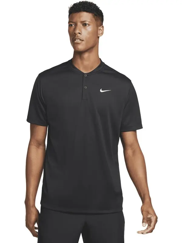 Nike Court Dri-fit Tennis Blade Polo - Black