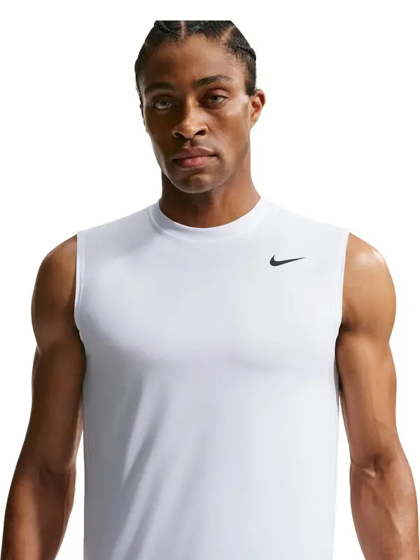 Nike Dri-fit Legend Sleeveless Fitness T-shirt - White
