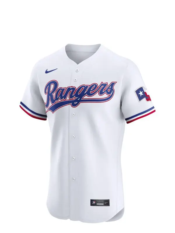 Nike Texas Rangers Dri-fit Adv Mlb Elite Jersey - White