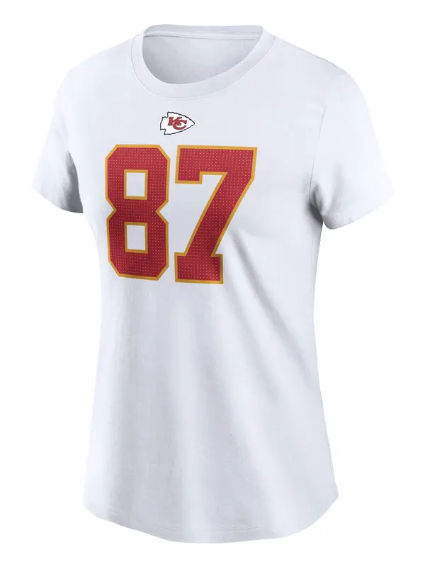 Nike Travis Kelce Kansas City Chiefs Nfl T-shirt - White