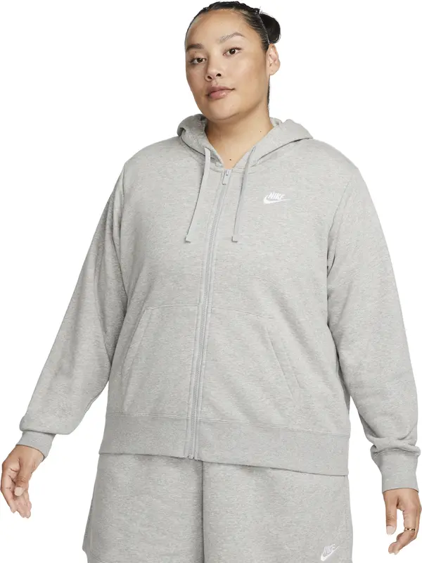 Nike Sportswear Club Fleece Full-zip Hoodie - Grey