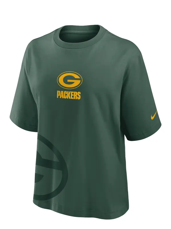 Nike Bay Packers Boxy Nfl T-shirt - Green