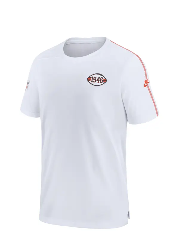 Nike Cleveland Browns Sideline Coach Dri-fit Nfl Top - White