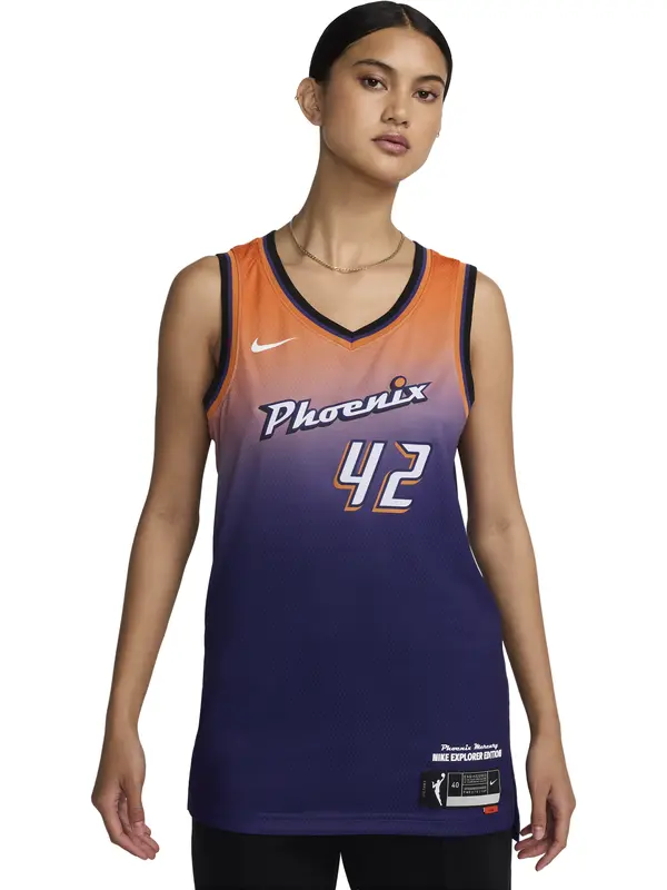 Nike Brittney Griner Phoenix Mercury Explorer Edition Wnba Victory Jersey - Purple