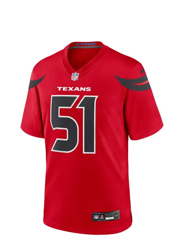 Nike Will Anderson Jr. Houston Texans Nfl Game Football Jersey - Red