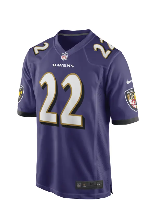Nike Derrick Henry Baltimore Ravens Nfl Game Football Jersey - Purple