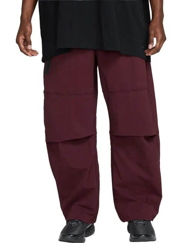 Nike Tech Woven Oversized Pants - Red