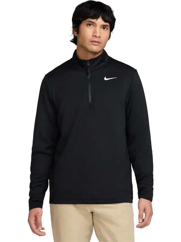 Nike Victory Dri-fit 1/2-zip Golf Top - Black