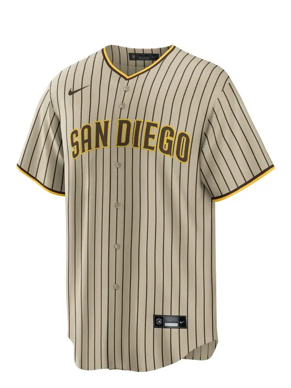Nike Mlb San Diego Padres Replica Baseball Jersey - Brown