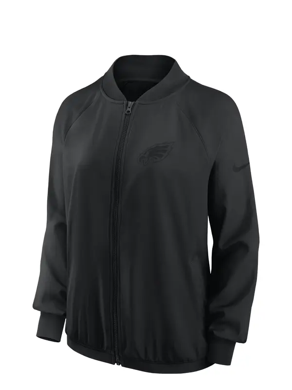 Nike Philadelphia Eagles Dri-fit Nfl Full-zip Jacket - Black