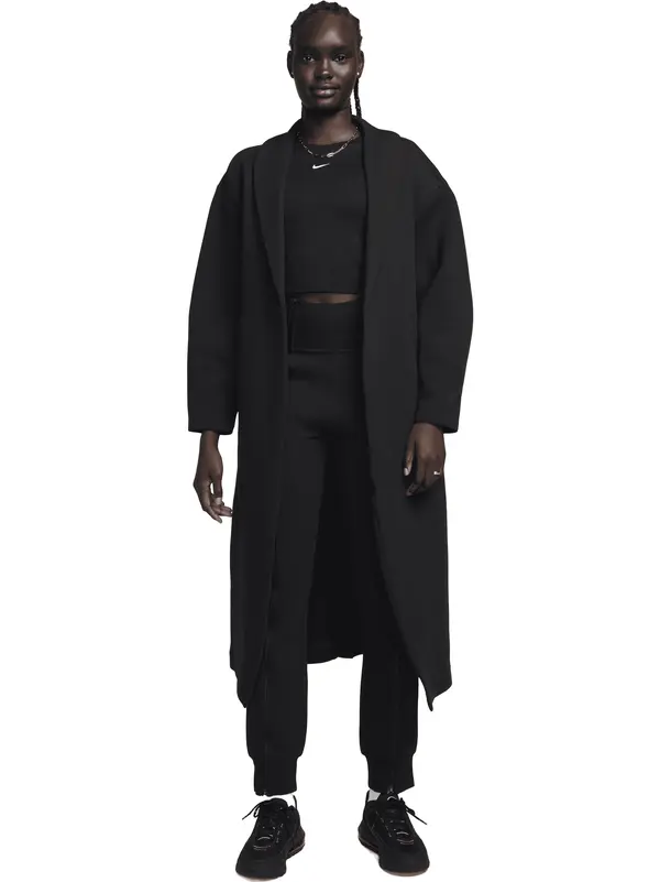 Nike Sportswear Tech Fleece Oversized Duster Jacket - Black