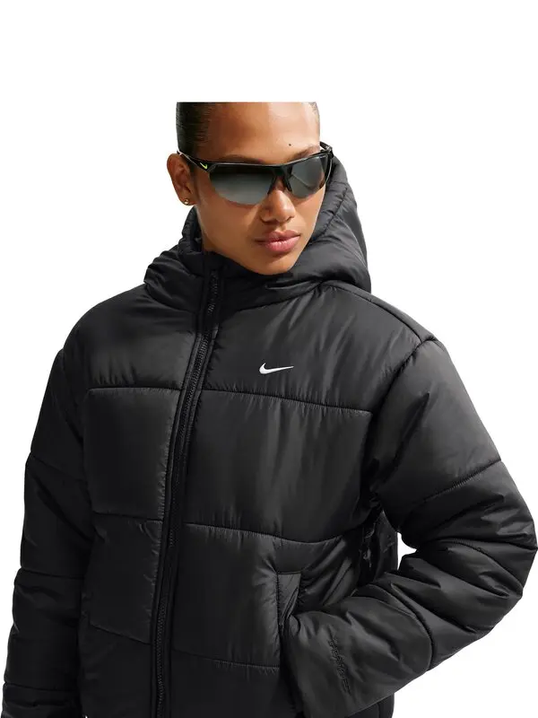 Nike Sportswear Classic Puffer Therma-fit Loose Hooded Jacket - Black