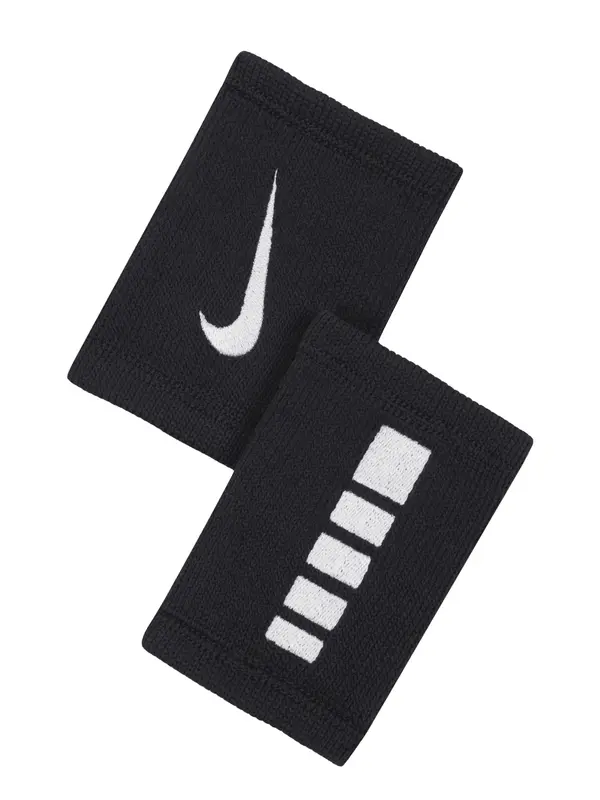 Nike Elite Doublewide Wristbands - Black