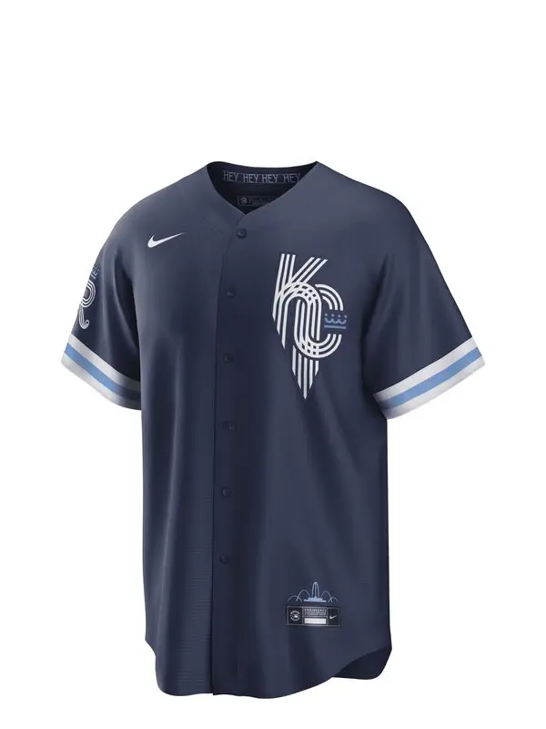 Nike Mlb Kansas City Royals City Connect Replica Baseball Jersey - Blue