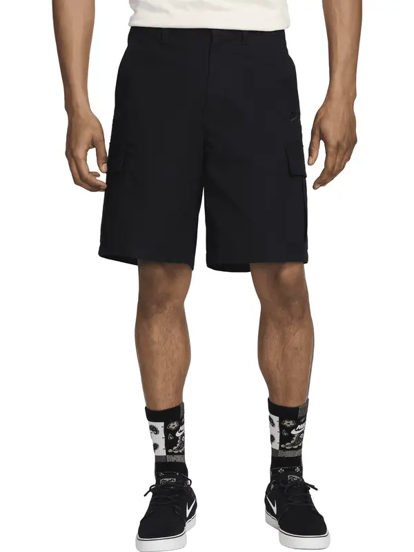 Nike Club Woven Cargo Shorts - Black