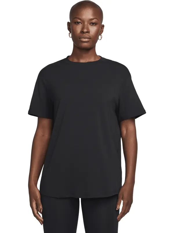 Nike One Relaxed Dri-fit Short-sleeve Top - Black