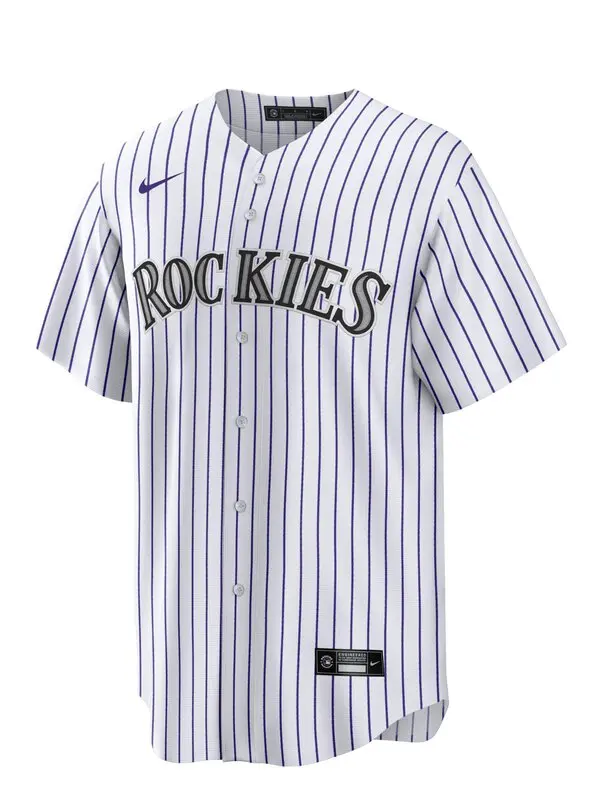 Nike Mlb Colorado Rockies Replica Baseball Jersey - White