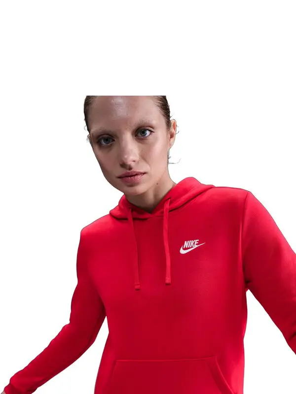 Nike Sportswear Club Fleece Pullover Hoodie - Red