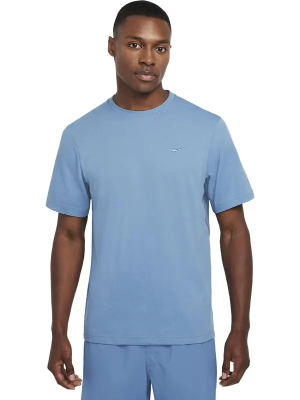 Nike Primary Dri-fit Short-sleeve Versatile Top - Blue