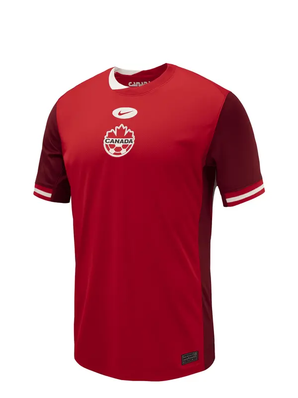 Nike Canada 2024 Stadium Home Dri-fit Soccer Replica Jersey - Red