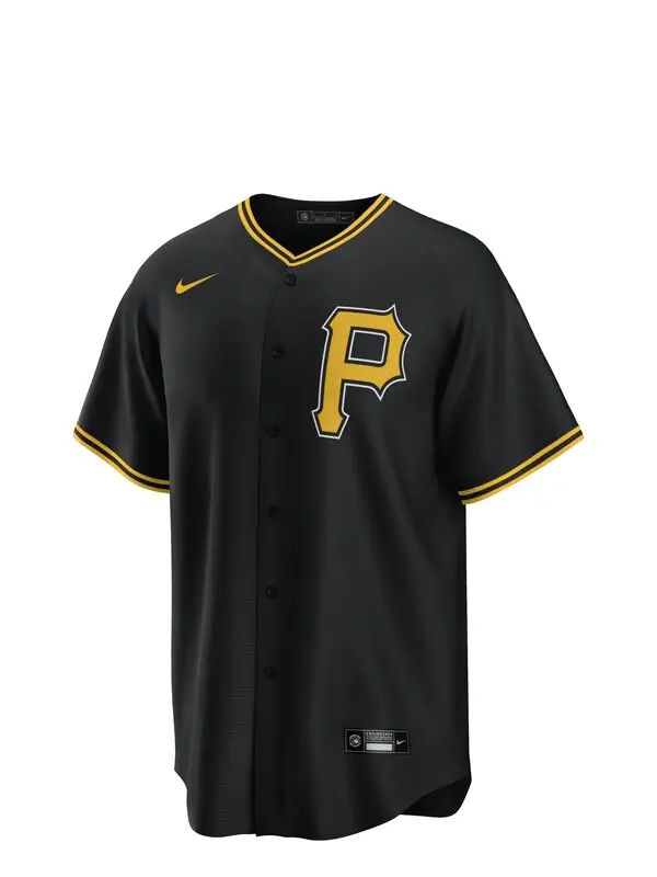 Nike Mlb Pittsburgh Pirates Replica Baseball Jersey - Black