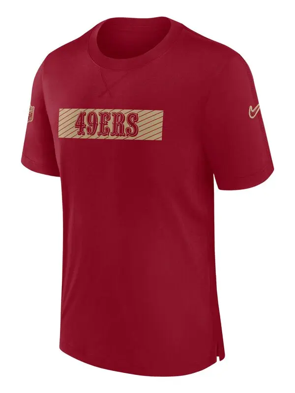 Nike San Francisco 49ers Sideline Player Dri-fit Nfl T-shirt - Red
