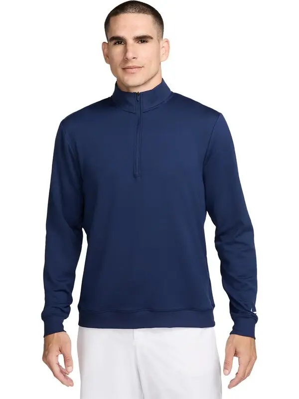 Nike Tour 1/2-zip Golf Top - Blue