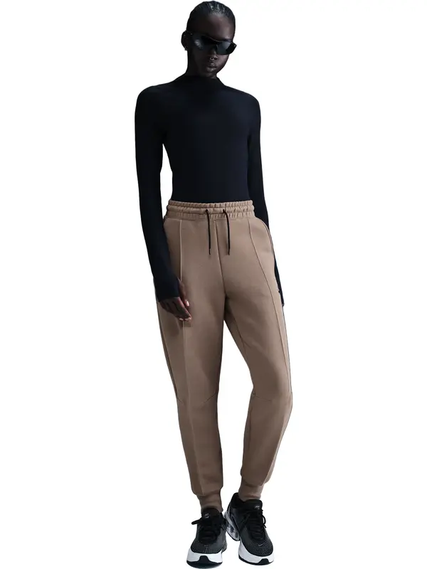 Nike Sportswear Tech Fleece Mid-rise Jogger Pants - Brown