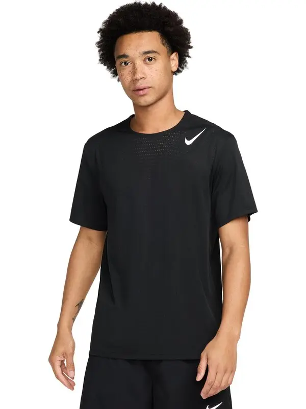 Nike Aeroswift Dri-fit Adv Short-sleeve Running Top - Black