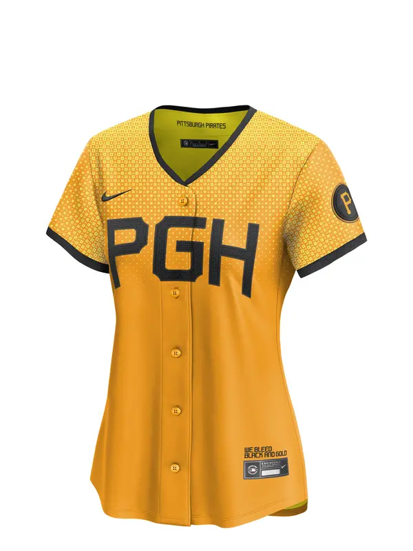 Nike Roberto Clemente Pittsburgh Pirates City Connect Dri-fit Adv Mlb Limited Jersey - Yellow