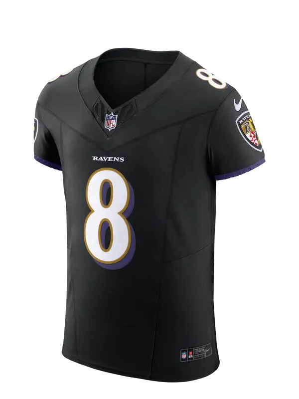Nike Lamar Jackson Baltimore Ravens Nfl Elite Football Jersey - Black