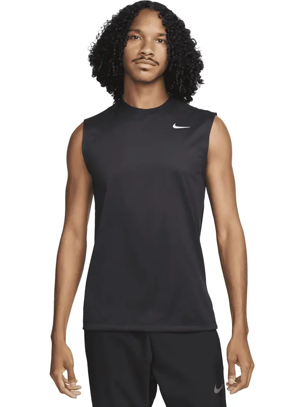 Nike Dri-fit Legend Sleeveless Fitness T-shirt - Black