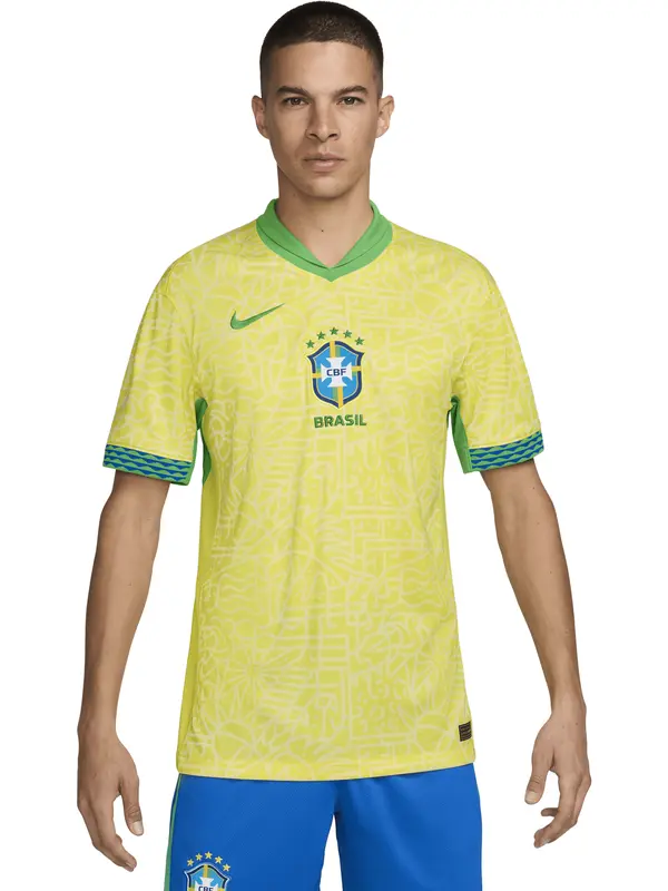 Nike Brazil 2024 Stadium Home Dri-fit Soccer Replica Jersey - Yellow