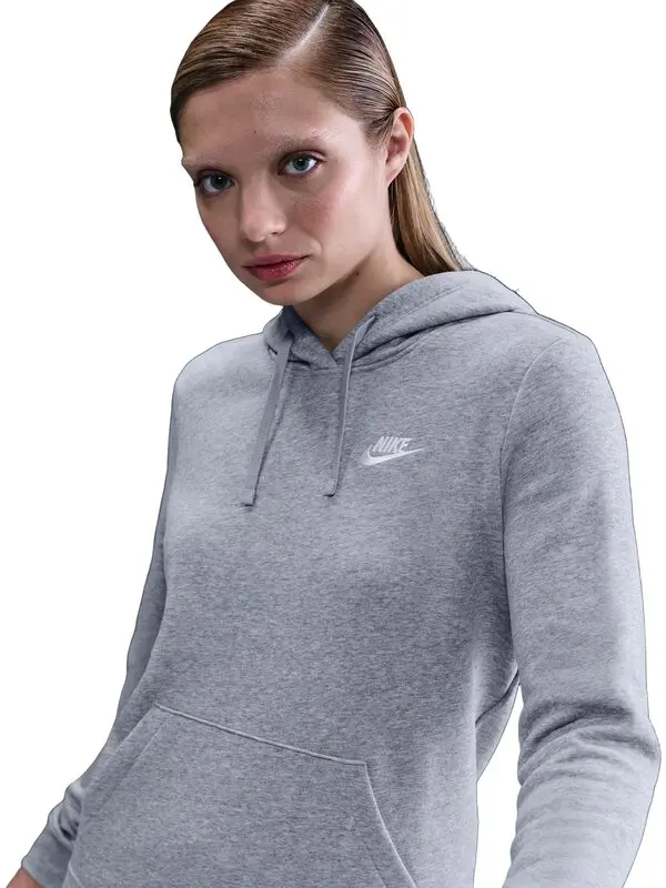 Nike Sportswear Club Fleece Pullover Hoodie - Grey