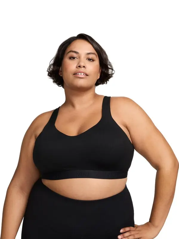Nike Indy High Support Padded Adjustable Sports Bra - Black