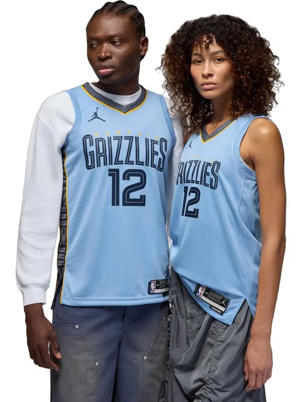 JORDAN Memphis Grizzlies Statement Edition Dri-fit Nba Swingman Jersey - Blue