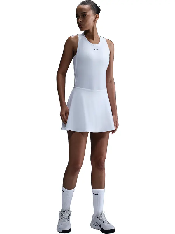 Nike Victory Dri-fit Short Flouncy Tennis Skirt - White