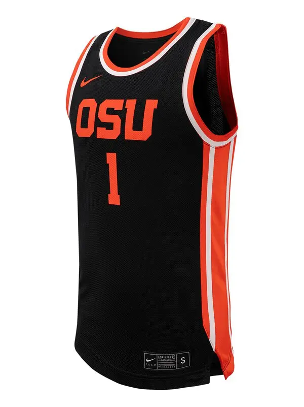 Nike Oregon State College Basketball Replica Jersey - Black