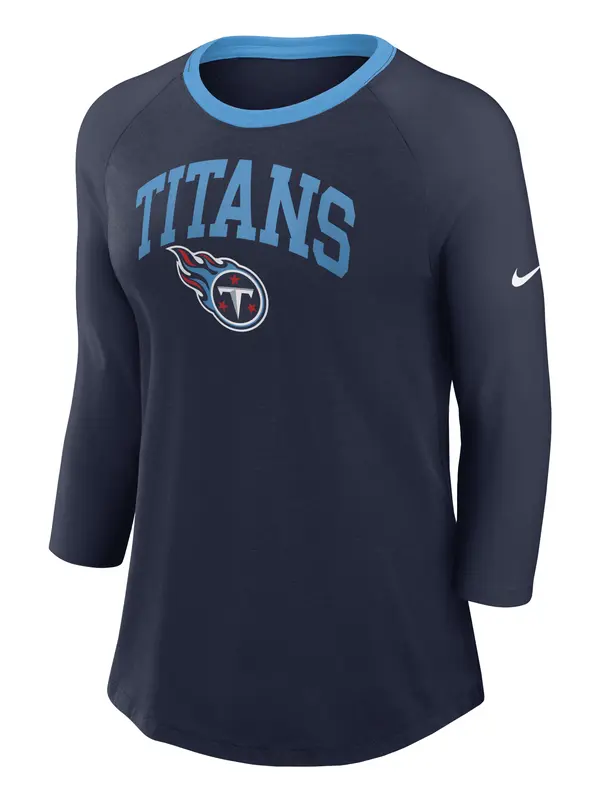 Nike Tennessee Titans Nfl 3/4-sleeve T-shirt - Blue